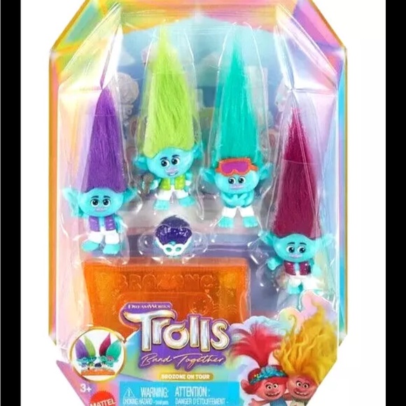 Mattel | Toys | Trolls Band Together Dreamworks Brozone On Tour Set Of ...